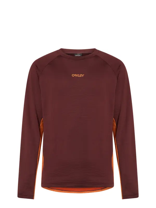 Oakley Seeker Revel Thermal Long Sleeve Jersey - Grenache