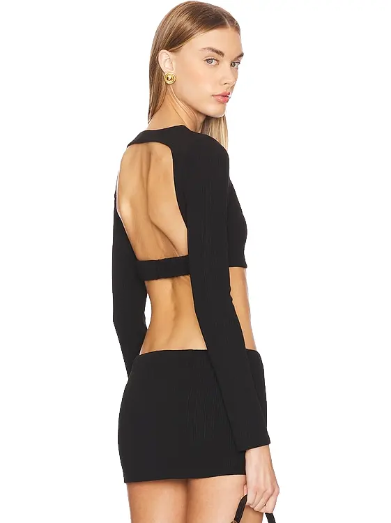 LOBA Enula Crop Top - Black