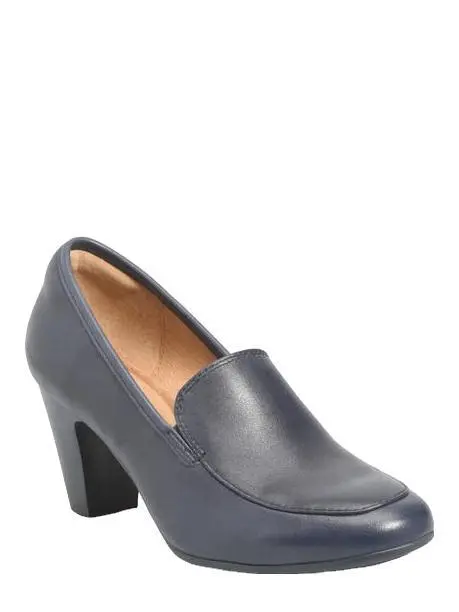 SOFFT Lucinda Water Resistant Loafer Pump - Sky Navy