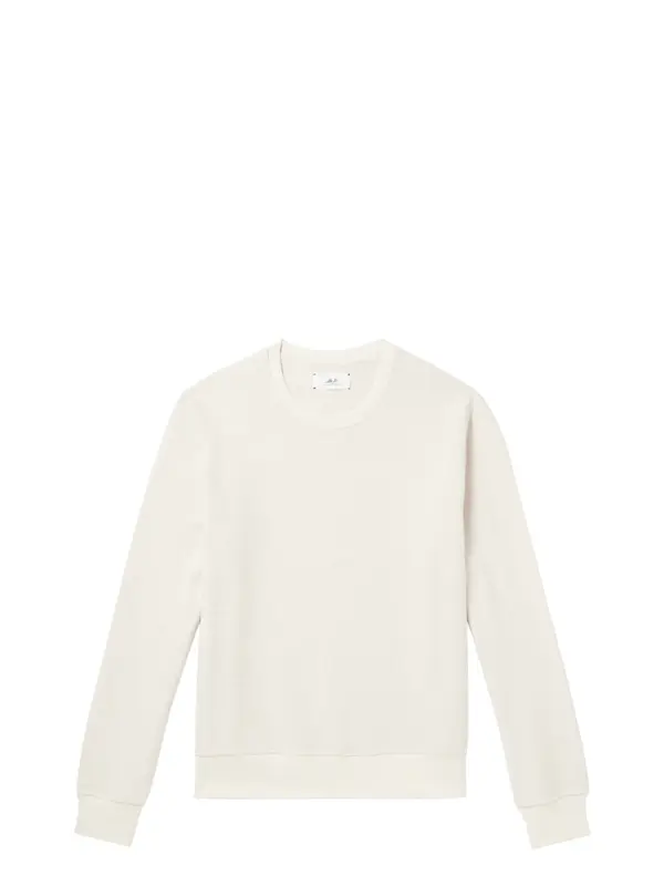 Mr P. Cotton-blend Jersey Sweatshirt - Neutrals