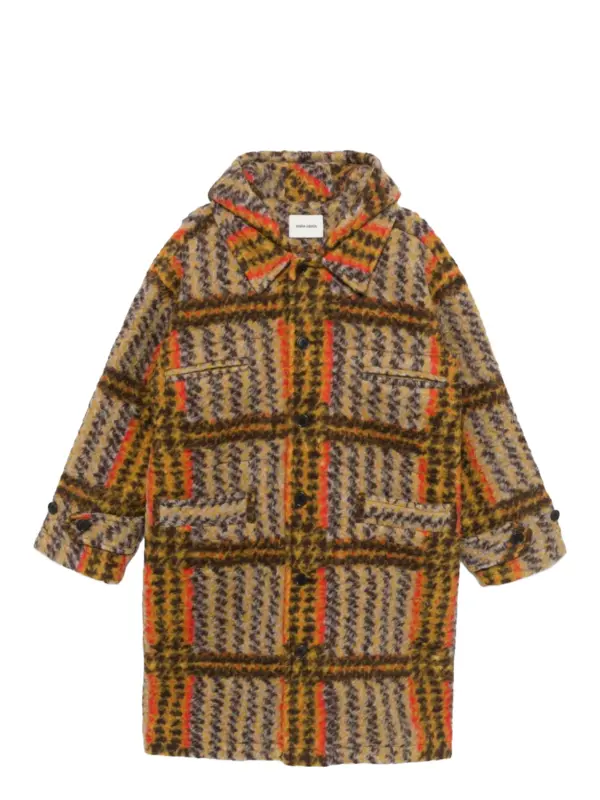 Henrik Vibskov Blackout Mid-length Coat - Yellow