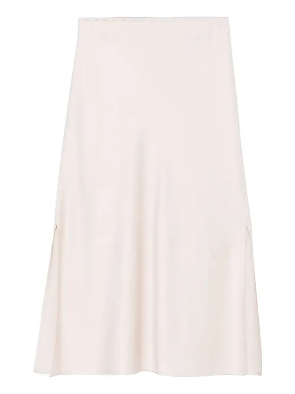Brunello Cucinelli A-line Midi Skirt - Pink