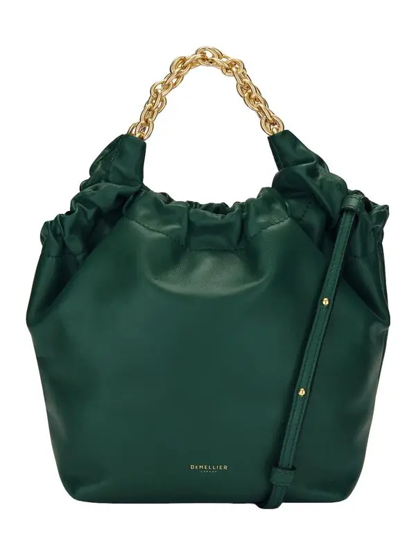 DEMELLIER Small Miami Leather Handbag - Forest Green