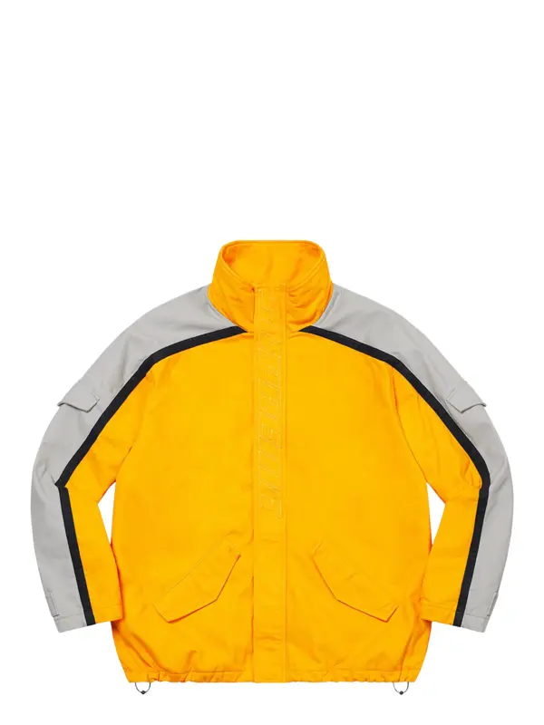 Supreme Brushed Twill Zip Jacket - Yellow