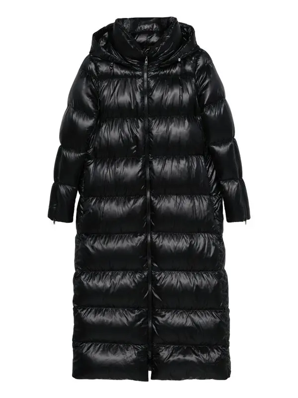 Herno Padded Hooded Coat - Black
