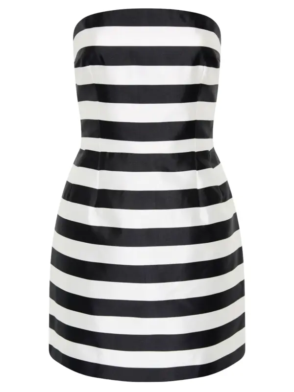 Rebecca Vallance Irene Strapless Midi Dress - Black
