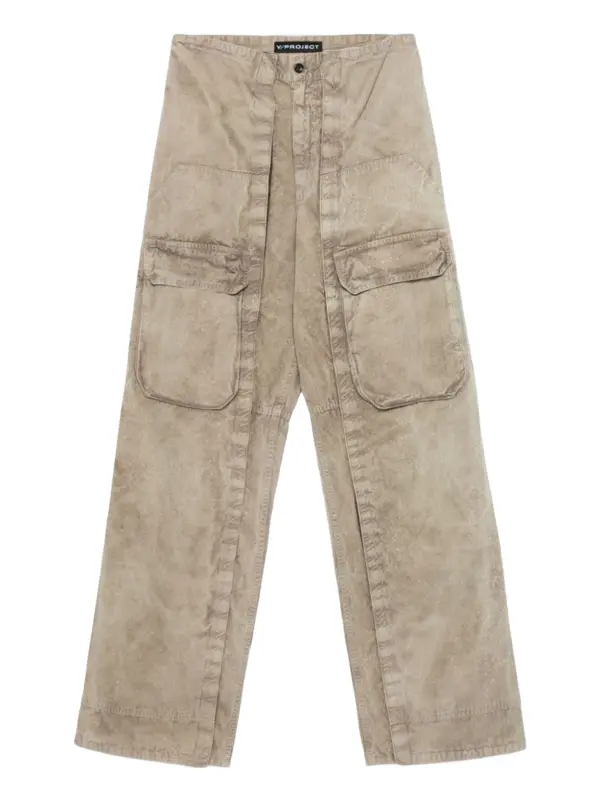 Y/project Removable-panels Cargo Pants - Neutrals