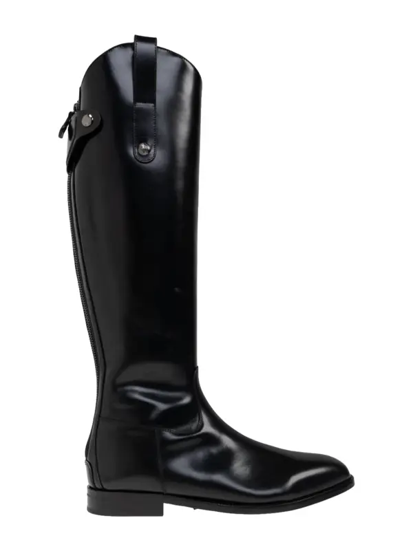 Dolce & Gabbana Leather Knee-high Boots - Black