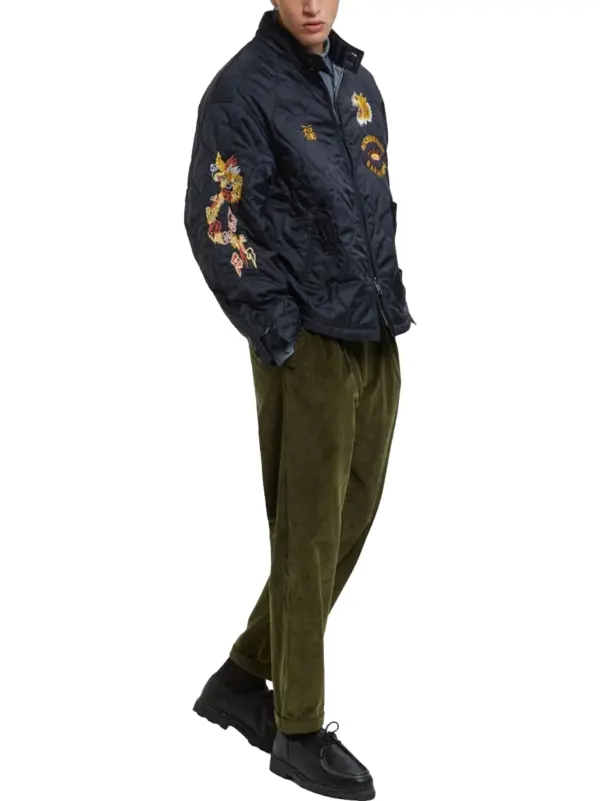 NEIGHBORHOOD Embroidered Bomber Jacket - Blue