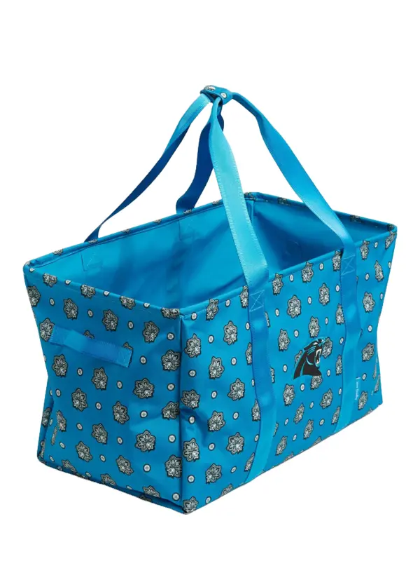 VERA BRADLEY Nfl Carolina Panthers Bandana Large Car Tote - Multicolor
