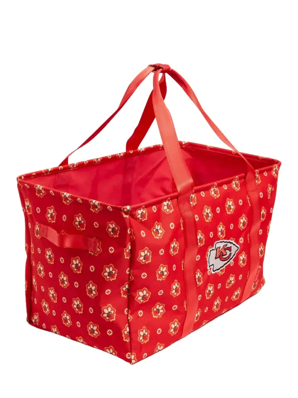 VERA BRADLEY Nfl Kansas City Chiefs Bandana Car Tote - Multicolor