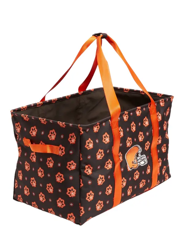VERA BRADLEY Nfl Cleveland Browns Bandana Large Car Tote - Multicolor