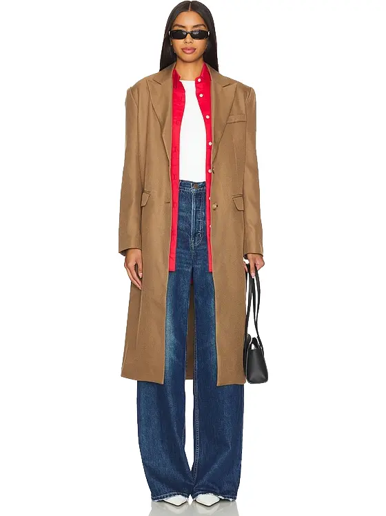 Astr The Label Brylee Coat - Walnut