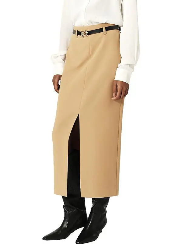 Ba&sh Chirli Midi Skirt - Camel