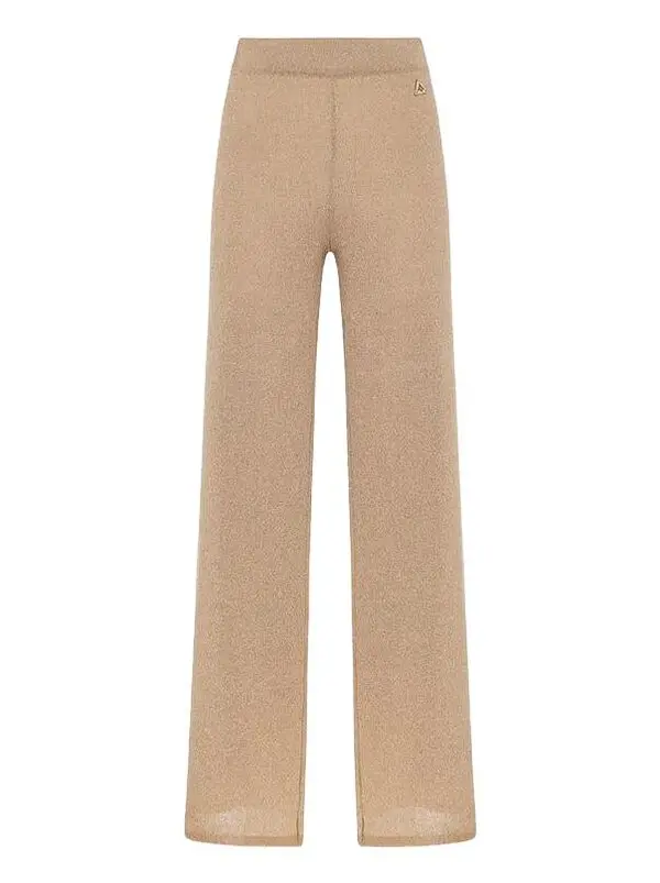 AKEP Trousers Viscose Blend - Beige