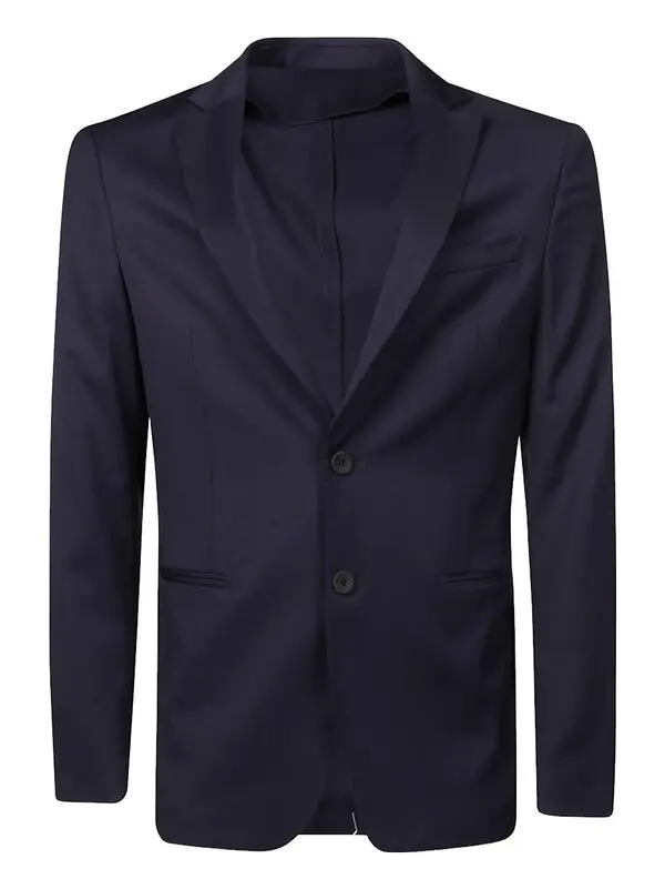 TONELLO Virgin Wool Jacket - Blue