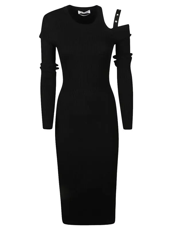 Blumarine One-shoulder Dress - Black