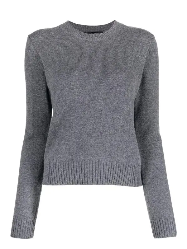 LISA YANG Mable Cashmere Crewneck Sweater - Grey