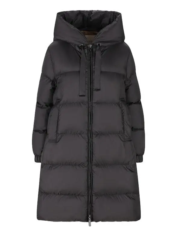 Max Mara Long Down Jacket - Black