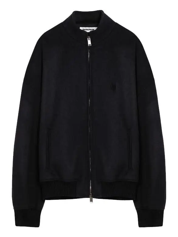 DARKPARK Wool-blend Bomber Jacket - Black