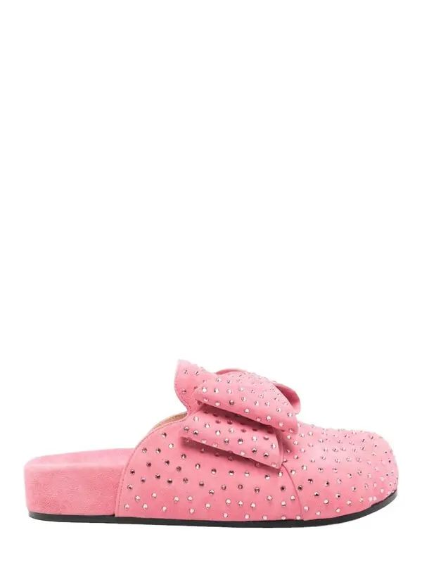 Mach & Mach Le Cadeau Leather Mules - Pink