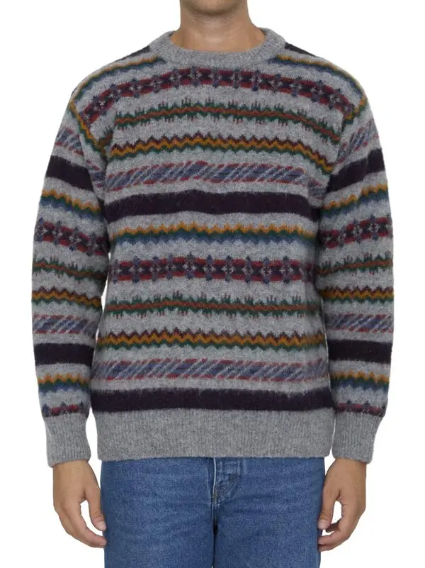 Howlin' A Woolen Wonder Sweater - Grey