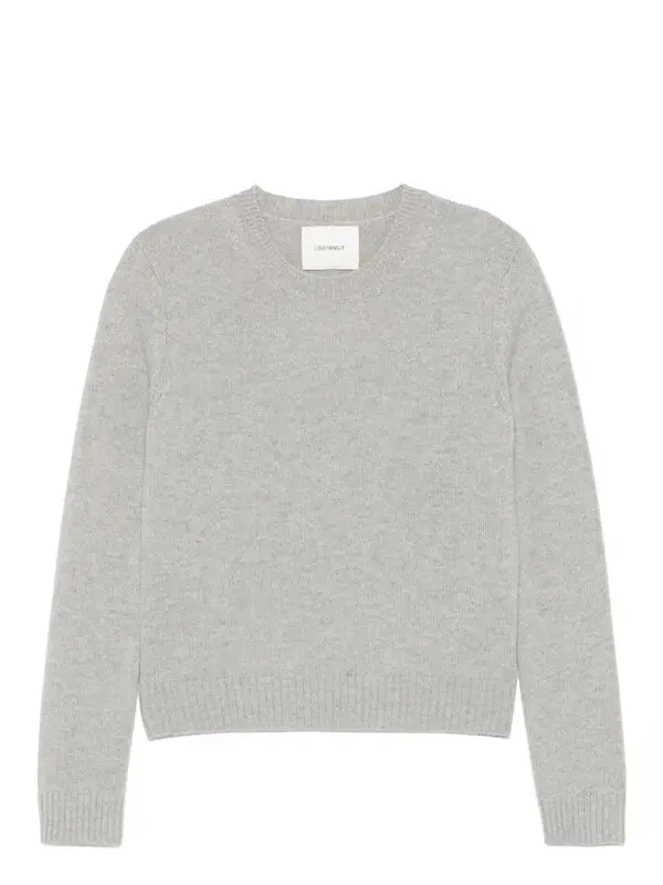 LISA YANG Mable Cashmere Crewneck Sweater - Light Grey