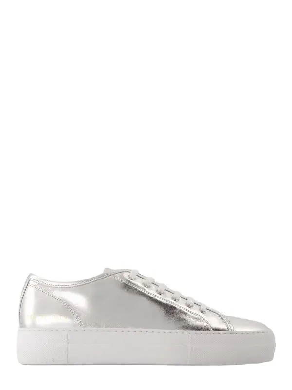 COMMON PROJECTS Tournament Super Shiny Sneakers - Silver