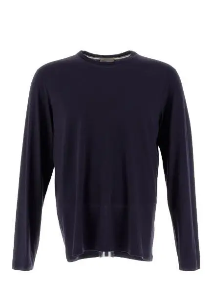 Herno Long-sleeved Wool Sweater - Blue