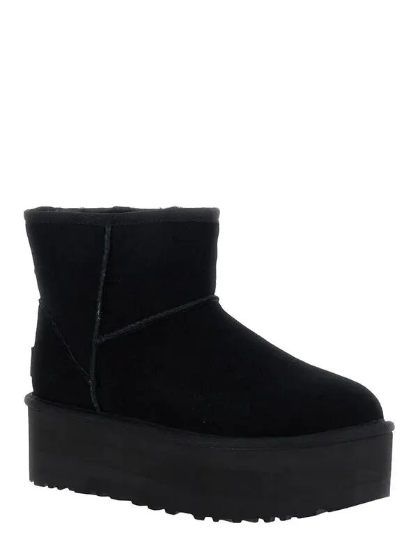 UGG Classic Mini Platform Ankle Boots - Black