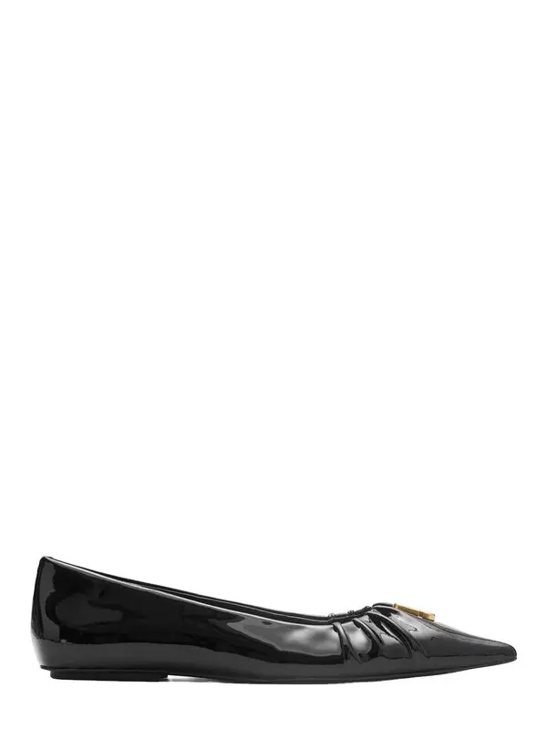 Marc Jacobs The Pointy Toe Ballerina Shoes - Black