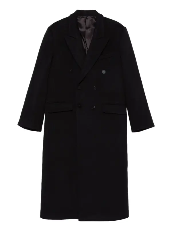 ERNEST W. BAKER Virgin-wool Felted Coat - Black