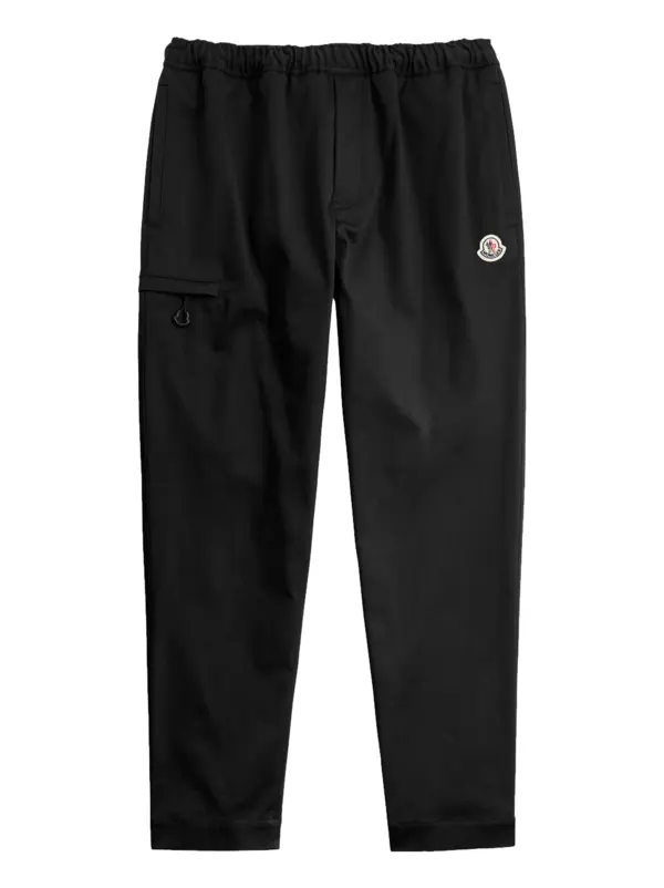 Moncler Stretch-cotton Trousers - Black