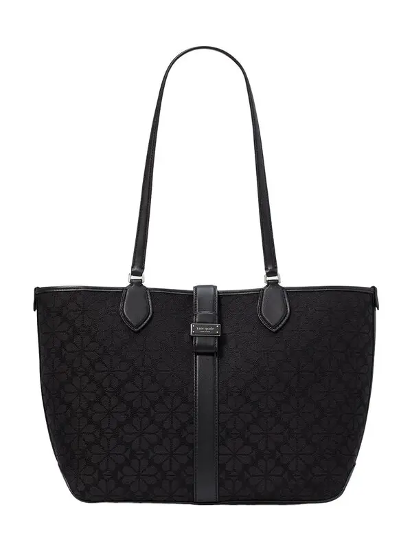 Kate Spade New York Spade Flower Jacquard Tote Bag - Black Multi
