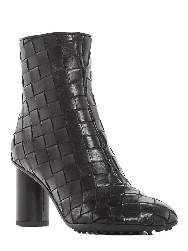 Bottega Veneta Atomic Woven Booties - Nero