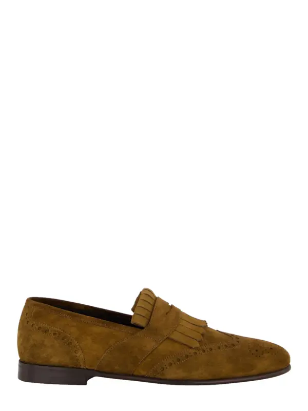 Manolo Blahnik Agasio Loafers - Brown