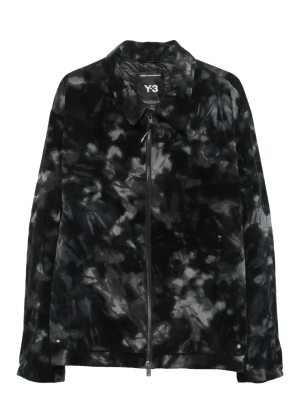 Y3 Aop Nyl Lin Jacket - Blue