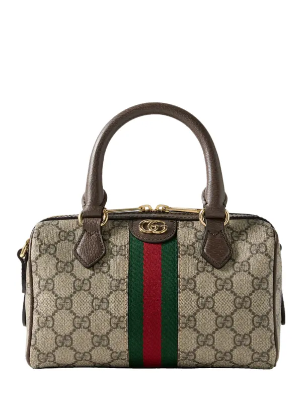 Gucci Ophidia Printed Coated-canvas Tote - Neutrals