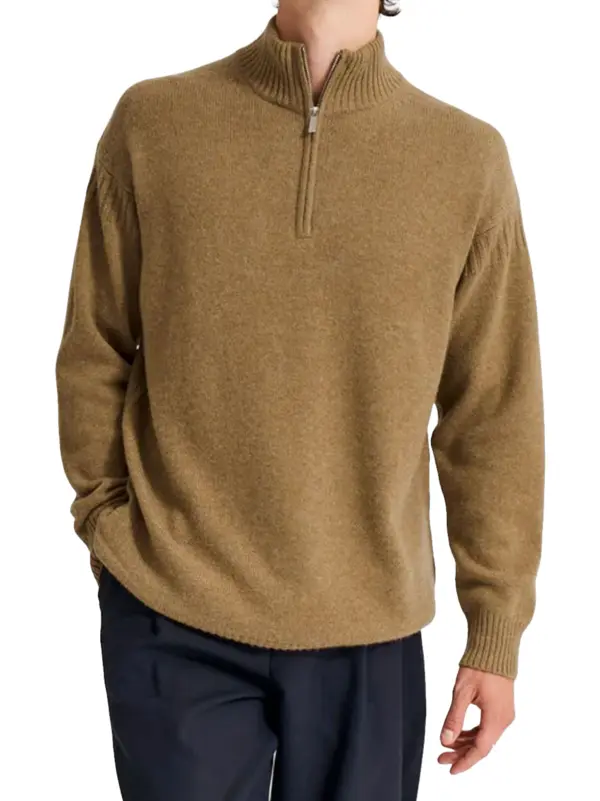 Pringle Of Scotland Zip-up Cashmere Jumper - Neutrals