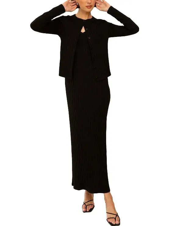 WHIMSY + ROW Coco Cardigan - Black