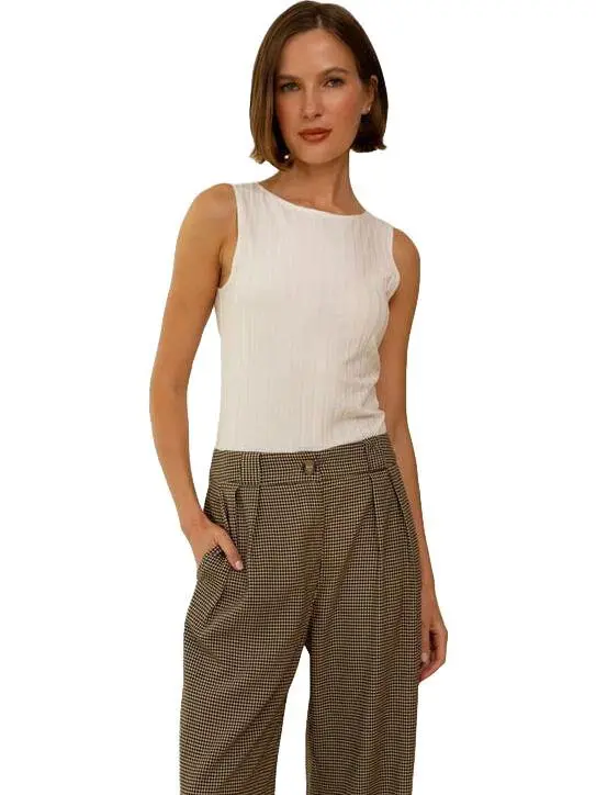 WHIMSY + ROW Dillon Tank - Cream