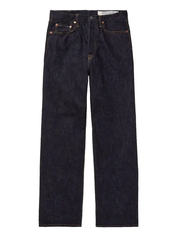 Kapital Monkey Cisco Straight-leg Selvedge Jeans - Blue