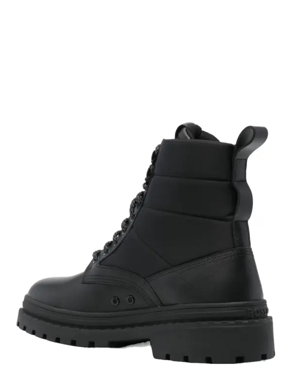 Hugo Boss Carabiner Ankle Boots - Black