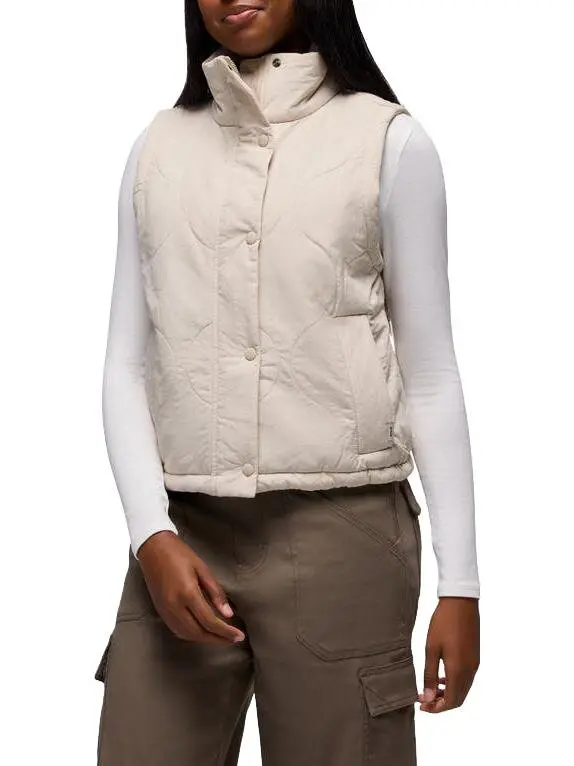 Prana Encinitas Quilted Vest - Almond