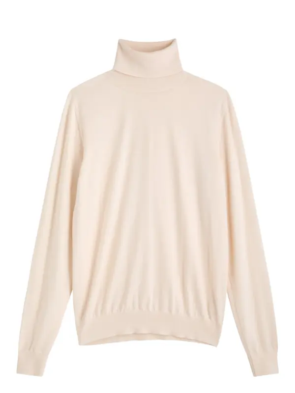 THE ROW Heva Fine-knit Wool Jumper - Cream