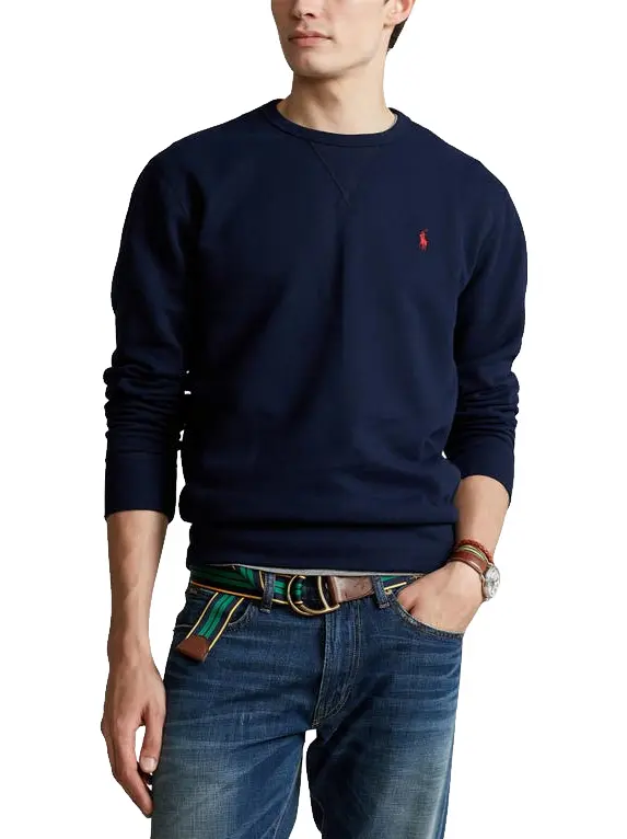 Ralph Lauren Fleece Crewneck Sweatshirt - Cruise Navy