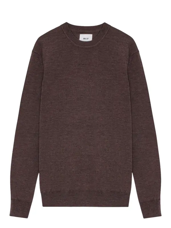 Nn07 Ted Wool Sweater - Brown