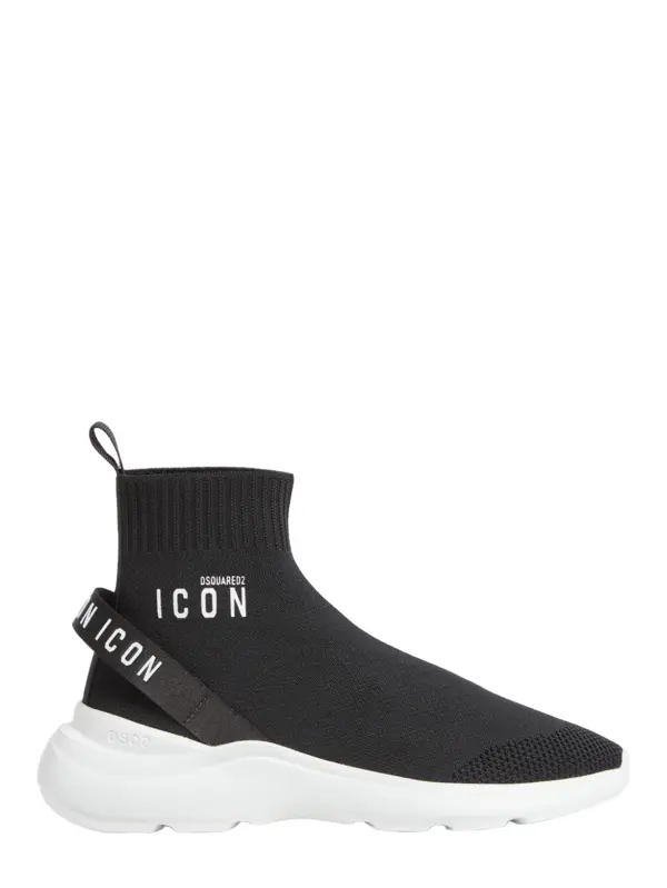 Dsquared2 Fly Sock-style Sneakers - Black