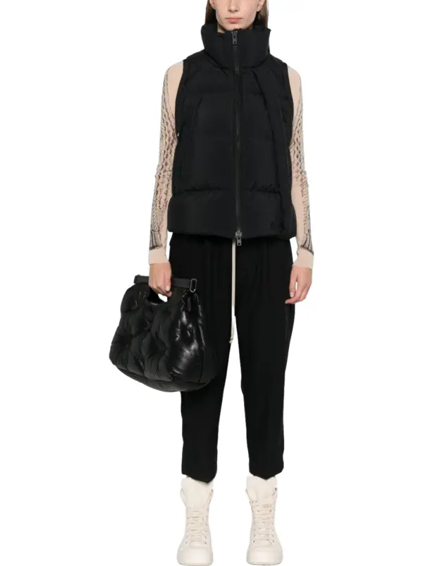 Y3 Puffer Gilet - Black