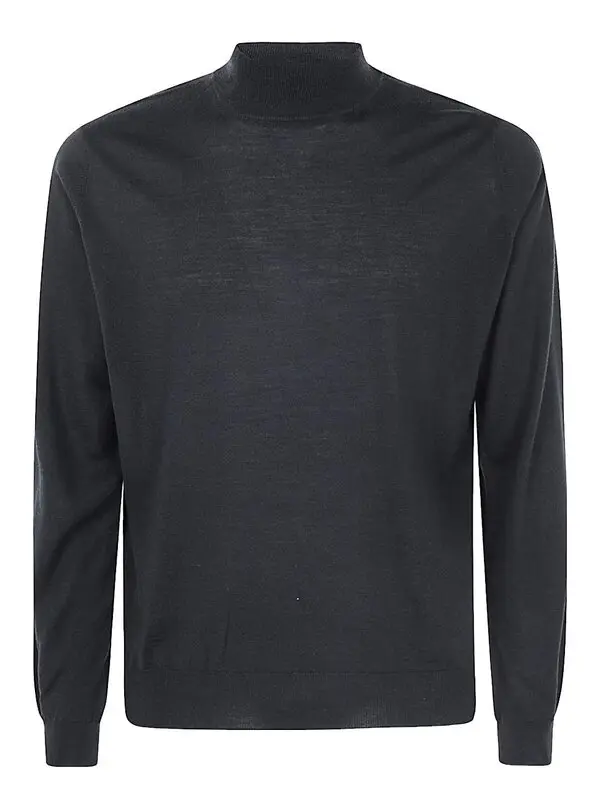 FILIPPO DE LAURENTIIS Long Sleeves Merinos Turtleneck - Green